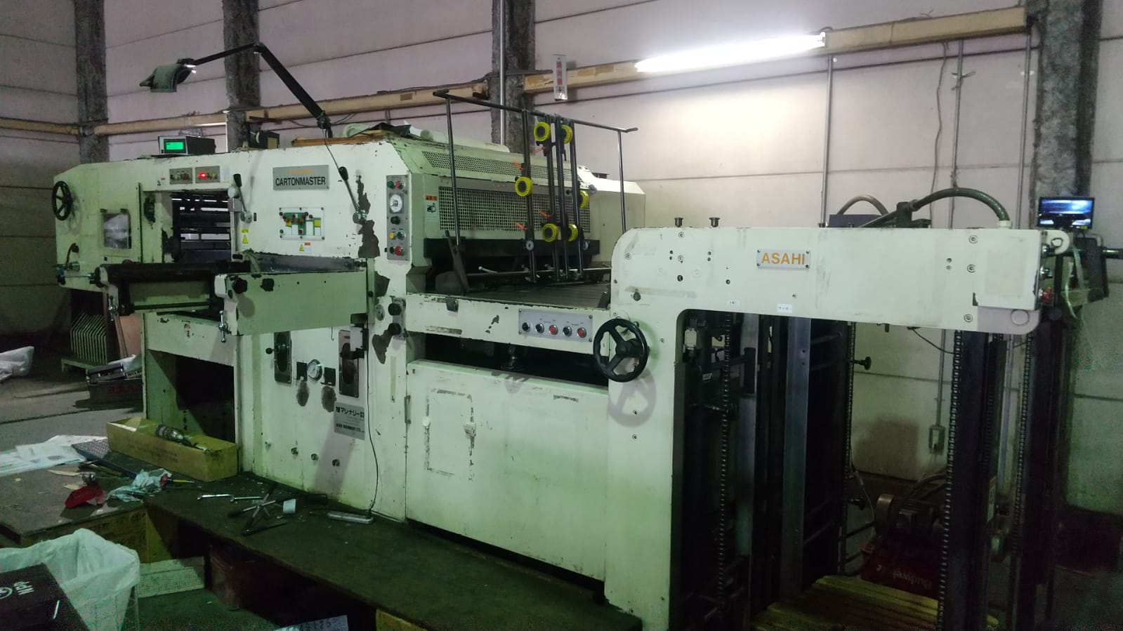 Used Paper Die-cutting Machine from Jay Enterprises, Limited, Asahi AP ...