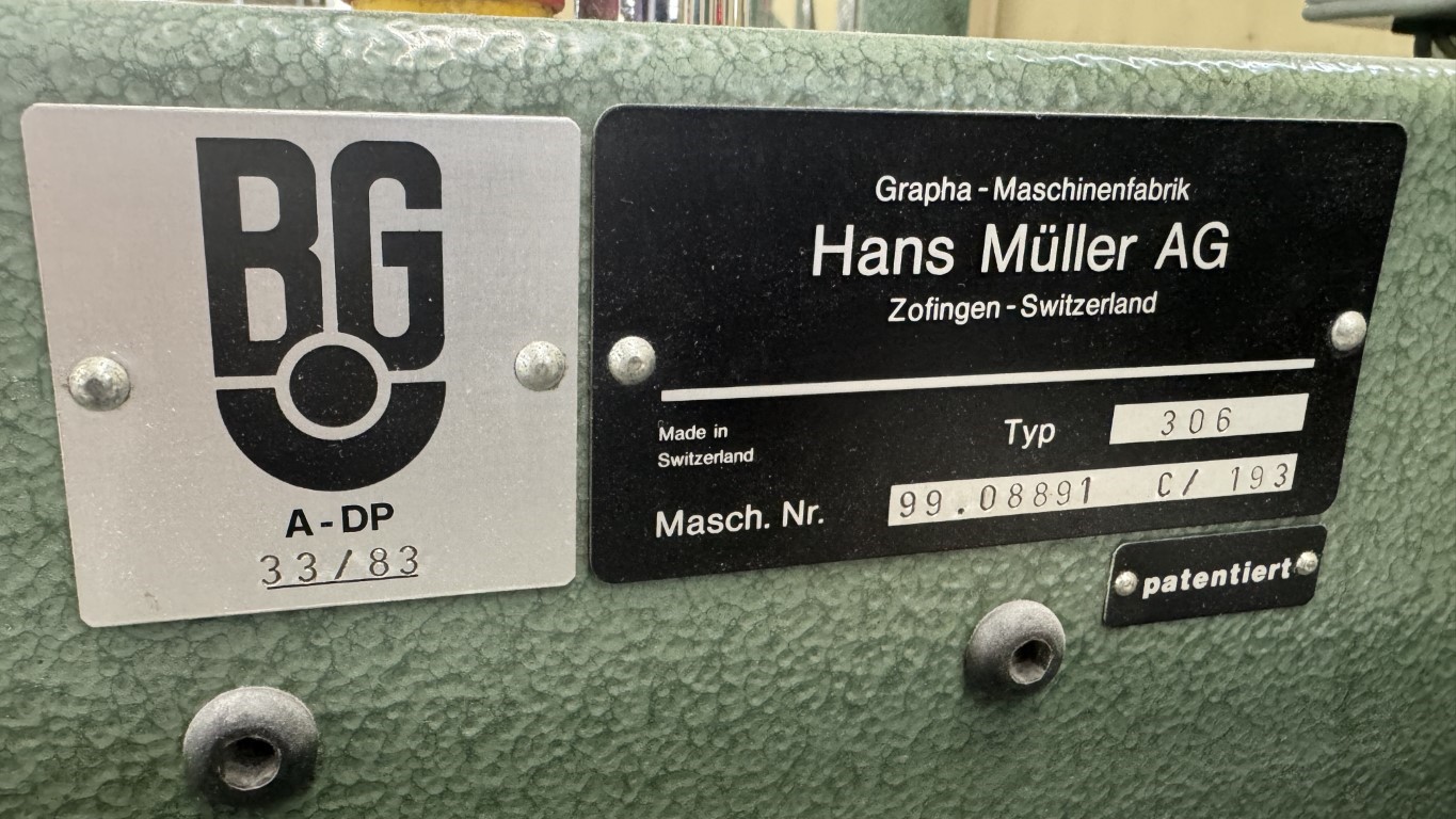 Muller Martini Saddle Stitching Machine type 335