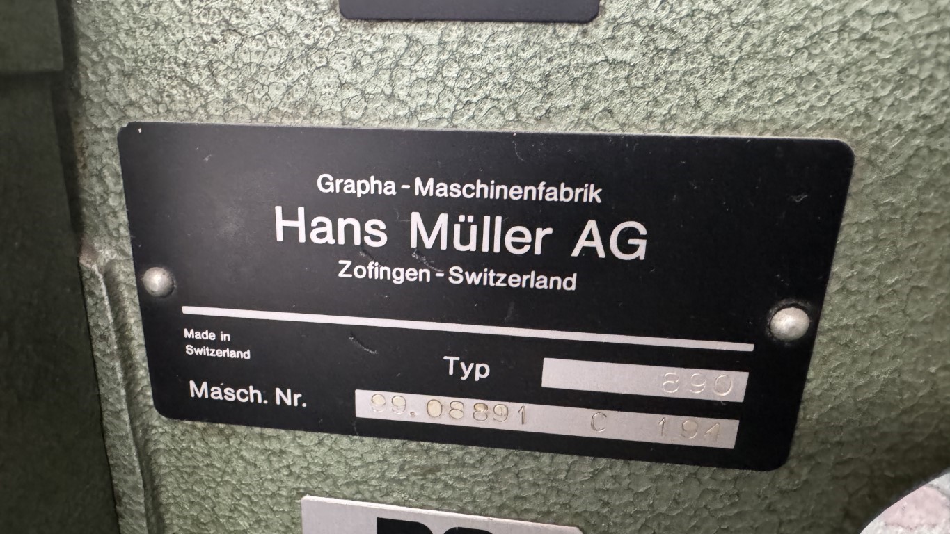 Muller Martini Saddle Stitching Machine type 335