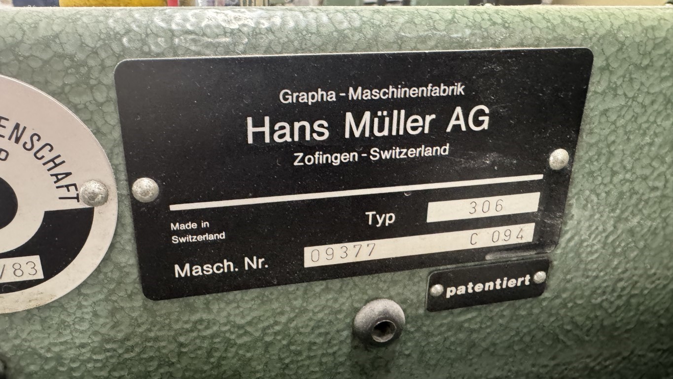 Muller Martini Saddle Stitching Machine type 335