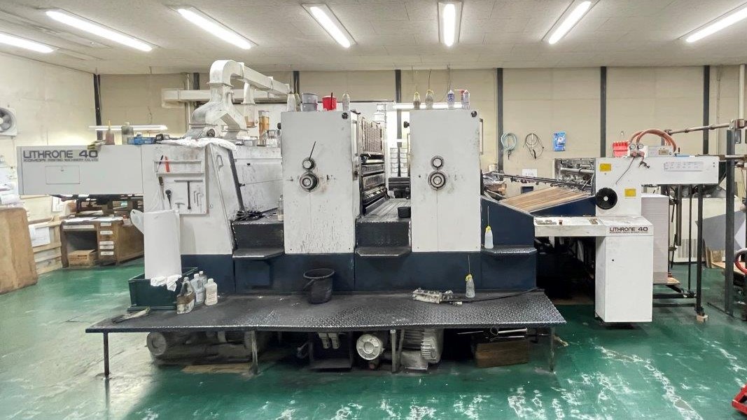 USED OFFSET PRINTING MACHINE KOMORI LITHRONE L-240