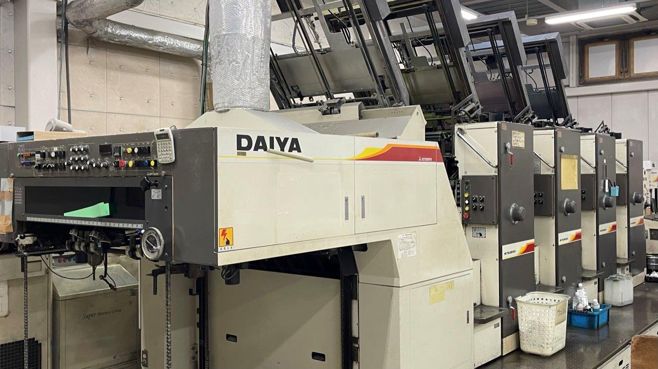 OFFSET PRINTING MACHINE MITSUBISHI DAIYA 3F-4