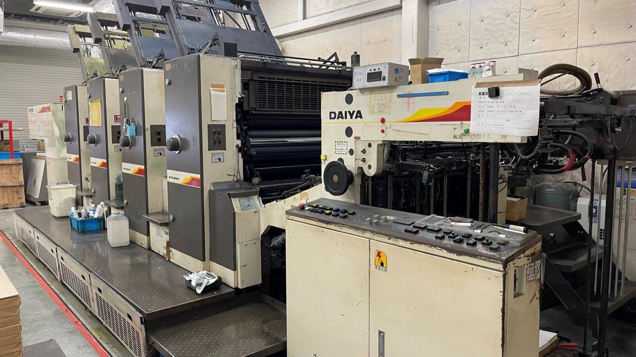 OFFSET PRINTING MACHINE MITSUBISHI DAIYA 3F-4