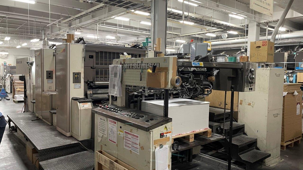 USED OFFSET PRINTING MACHINE MITSUBISHI DAIYA 3HVR-2