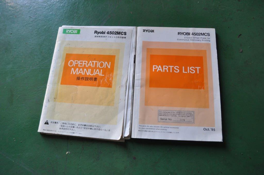 RYOBI 4502MCS (2 colours continuous form press)
