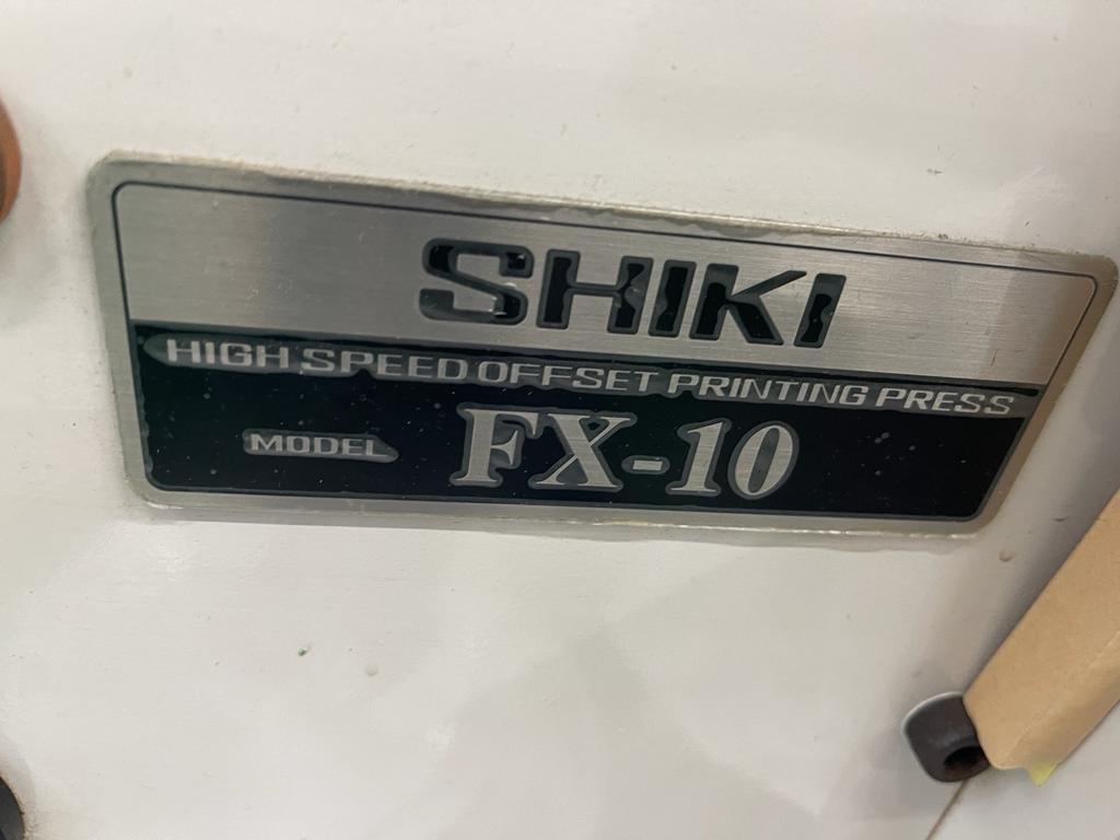 USED LABEL PRINTING MACHINE SHIKI FX-10